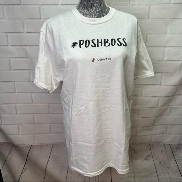 Poshmark | Tops | Poshmark Branded Poshboss Tshirt | Poshmark